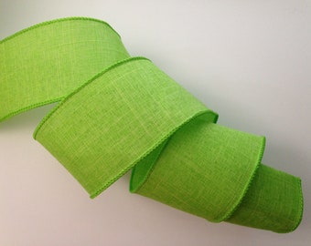 Lime Green Ribbon | Etsy