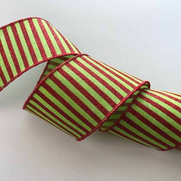 Christmas Wreath Red and Lime Green - Etsy