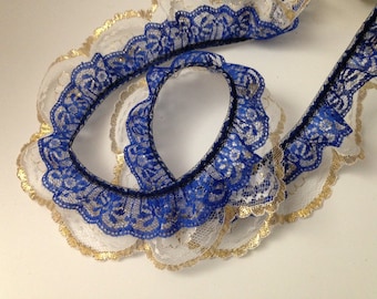 Royal Blue Lace Trim | Etsy