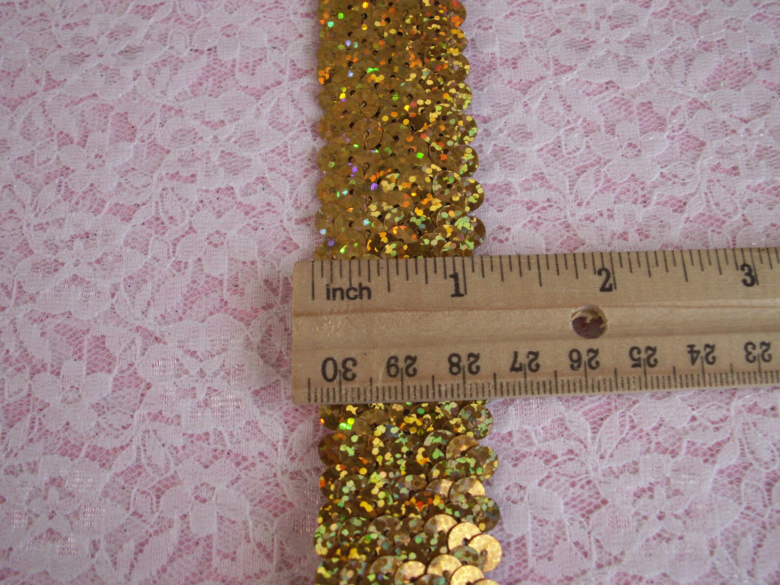 Metallic Stretch Sequin Trim Silver Gold Sparkle Trim - Etsy