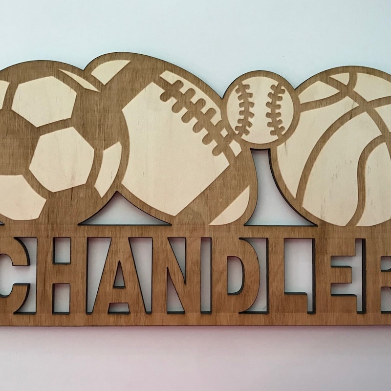 Wood Sports Wall Decor - Etsy