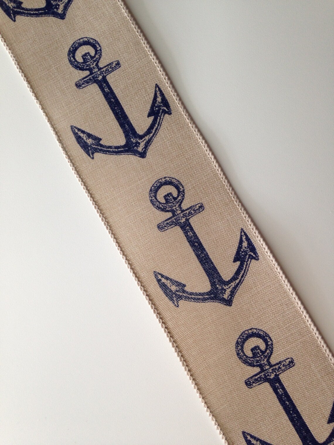 Anchor Ribbon 2 1/2 Wide Decorative Wired Ribbon for - Etsy