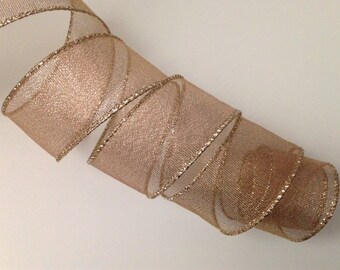 Rose Gold Ribbon | Etsy