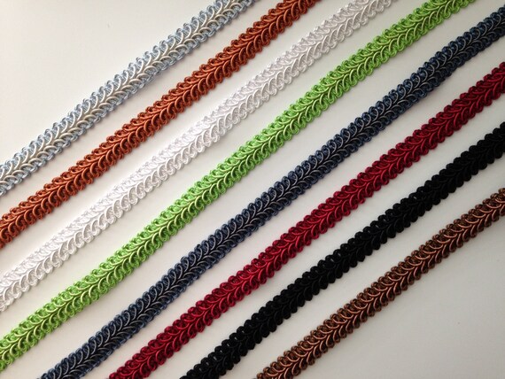 Woven Braid Gimp Trim 1/2 Wide Home Decor Upholstery | Etsy