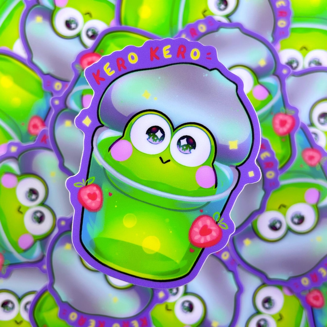 Kero Kero Jello - Waterproof Matte Vinyl Sticker Cute Illustration ...