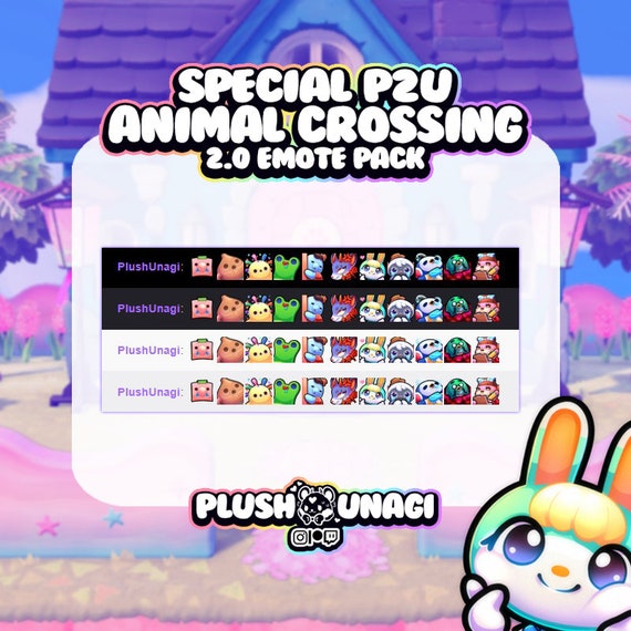 Art & Collectibles Animal Crossing Shino Emotes Drawing & Illustration ...
