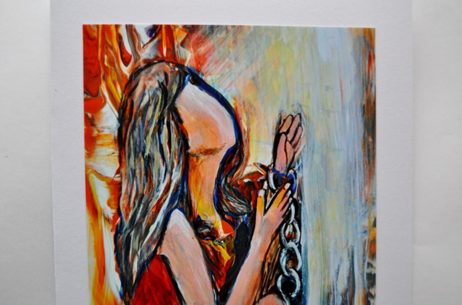 Faceless Woman Crying Out to God Cry for Help Card Human - Etsy