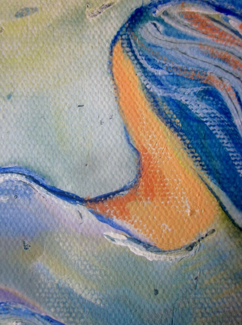 Prophetic Acrylic Painting River Painting Woman and River - Etsy