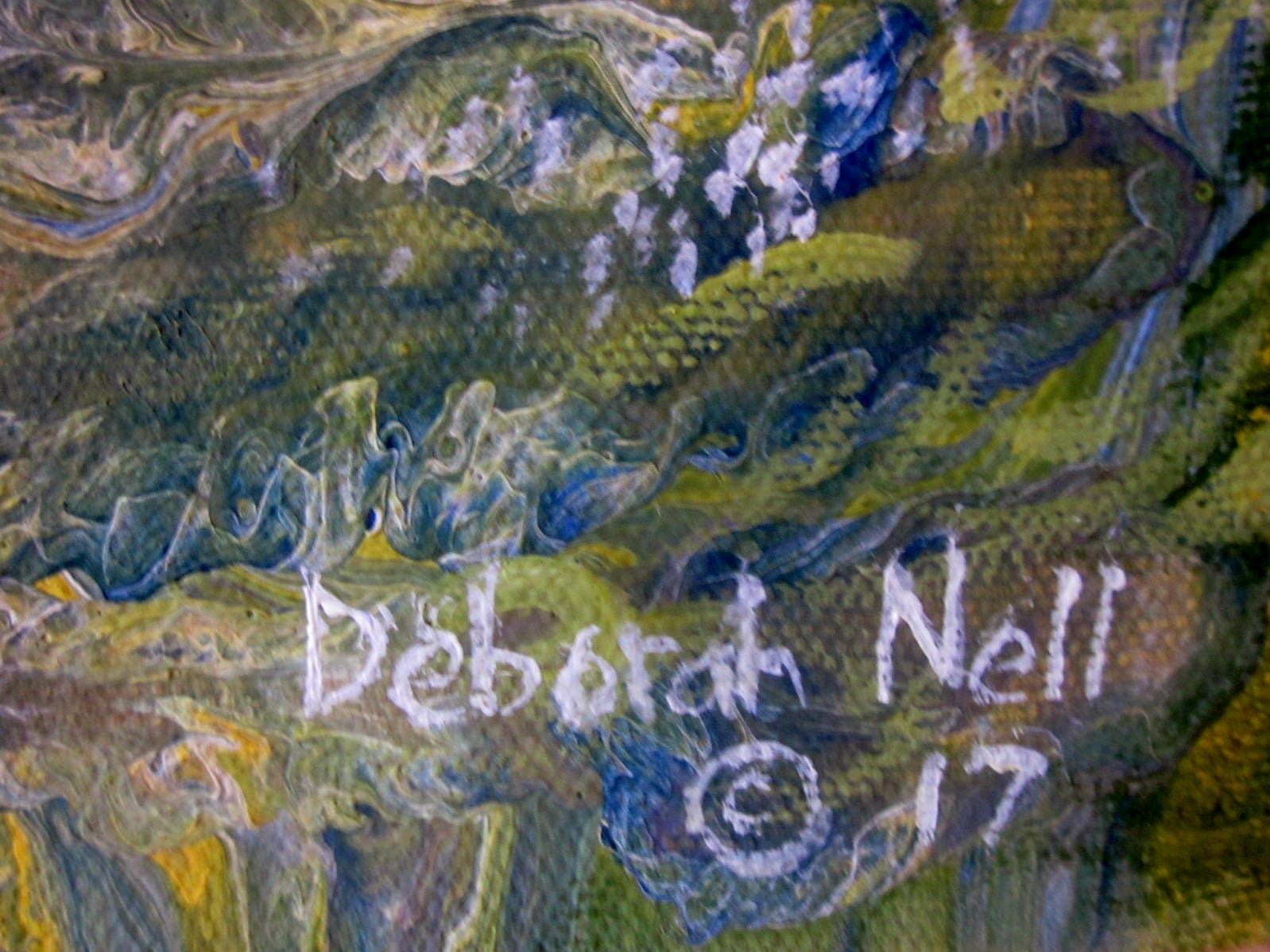 Prophetic Acrylic Painting River Painting Woman and River - Etsy