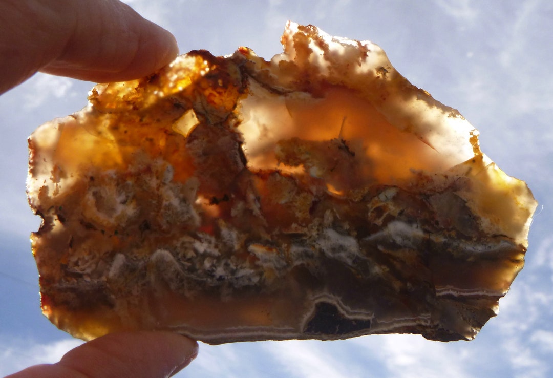 Pink Lady Plume Agate 100X60X15-0 End Cut - Etsy