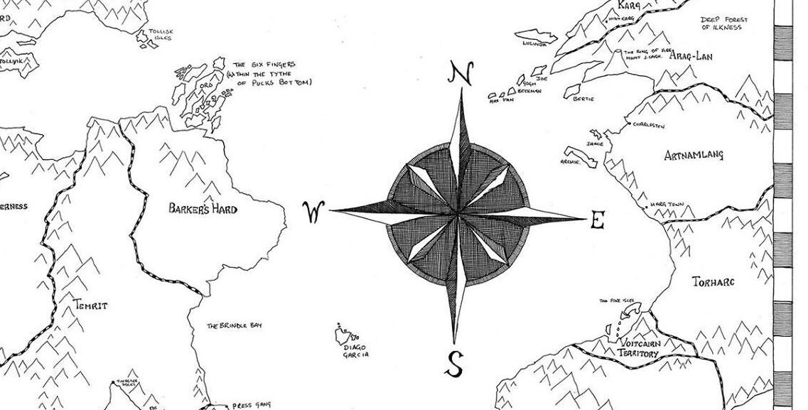 Map of Greater Etimret - Etsy