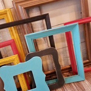 Boho Chic Gallery Picture Frame Set, Hallway Wall Decor, Southwest ...