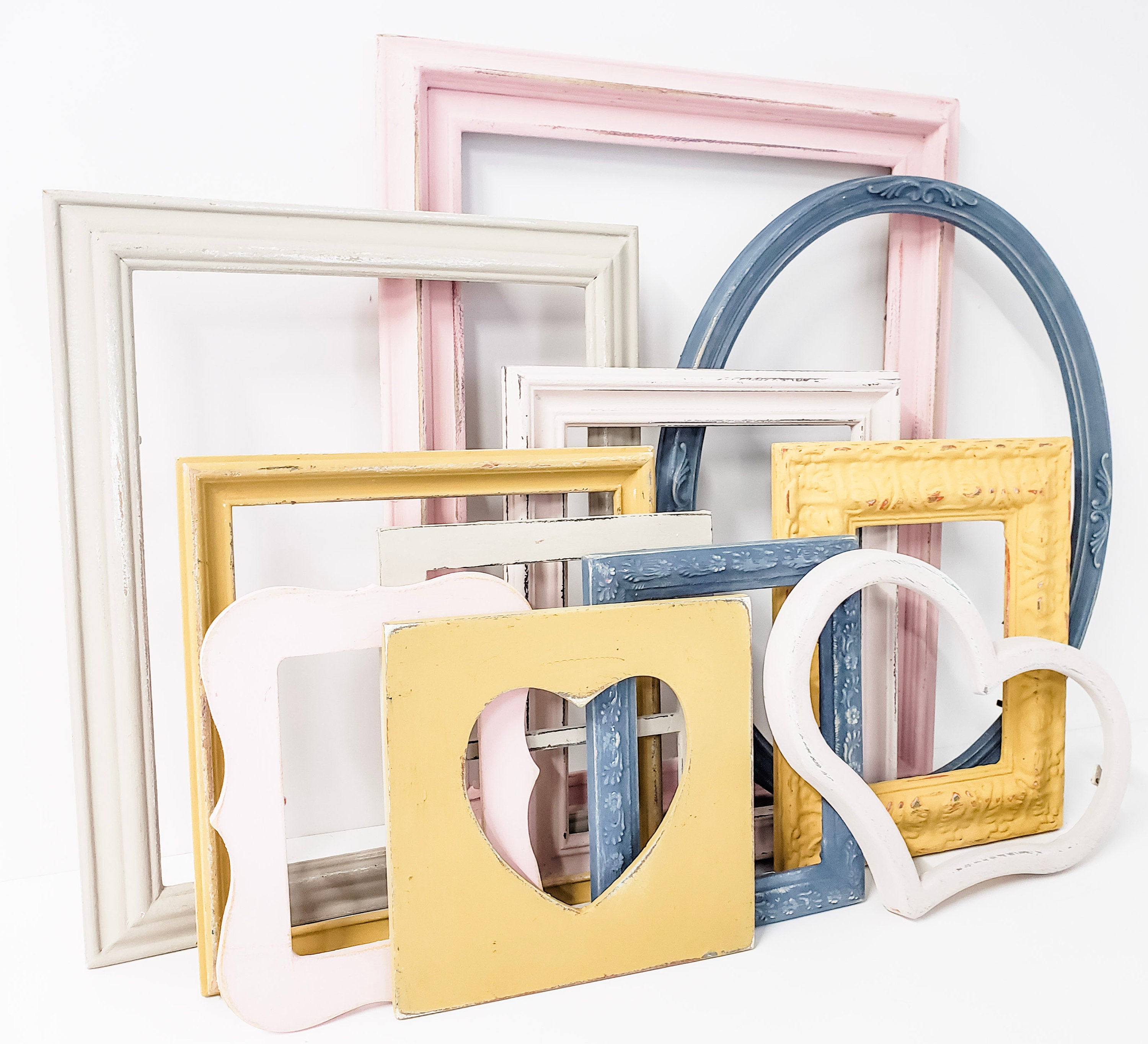 Neutral Bedroom Gallery Wall Set Colorful Farmhouse Picture | Etsy