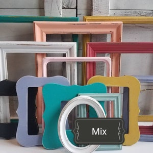 PICTURE FRAMES Custom Choose Your Colors Wedding Gallery Wall ...