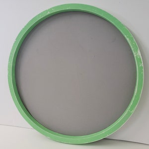 Large Round Framed Pin Board, Modern Hanging Circle Shaped Fabric ...