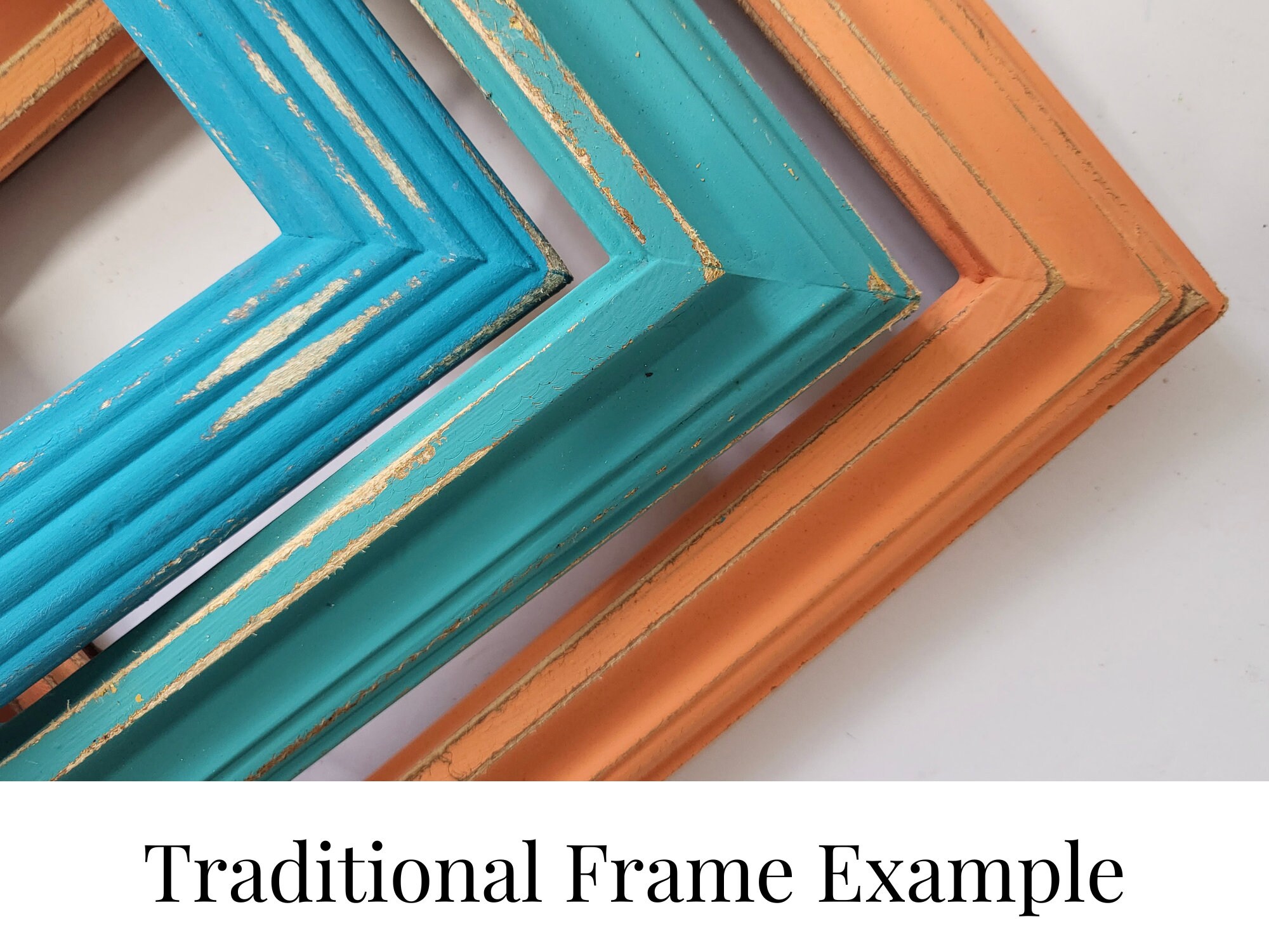 Square Picture Frame Custom Painted and Made to Order Shabby - Etsy