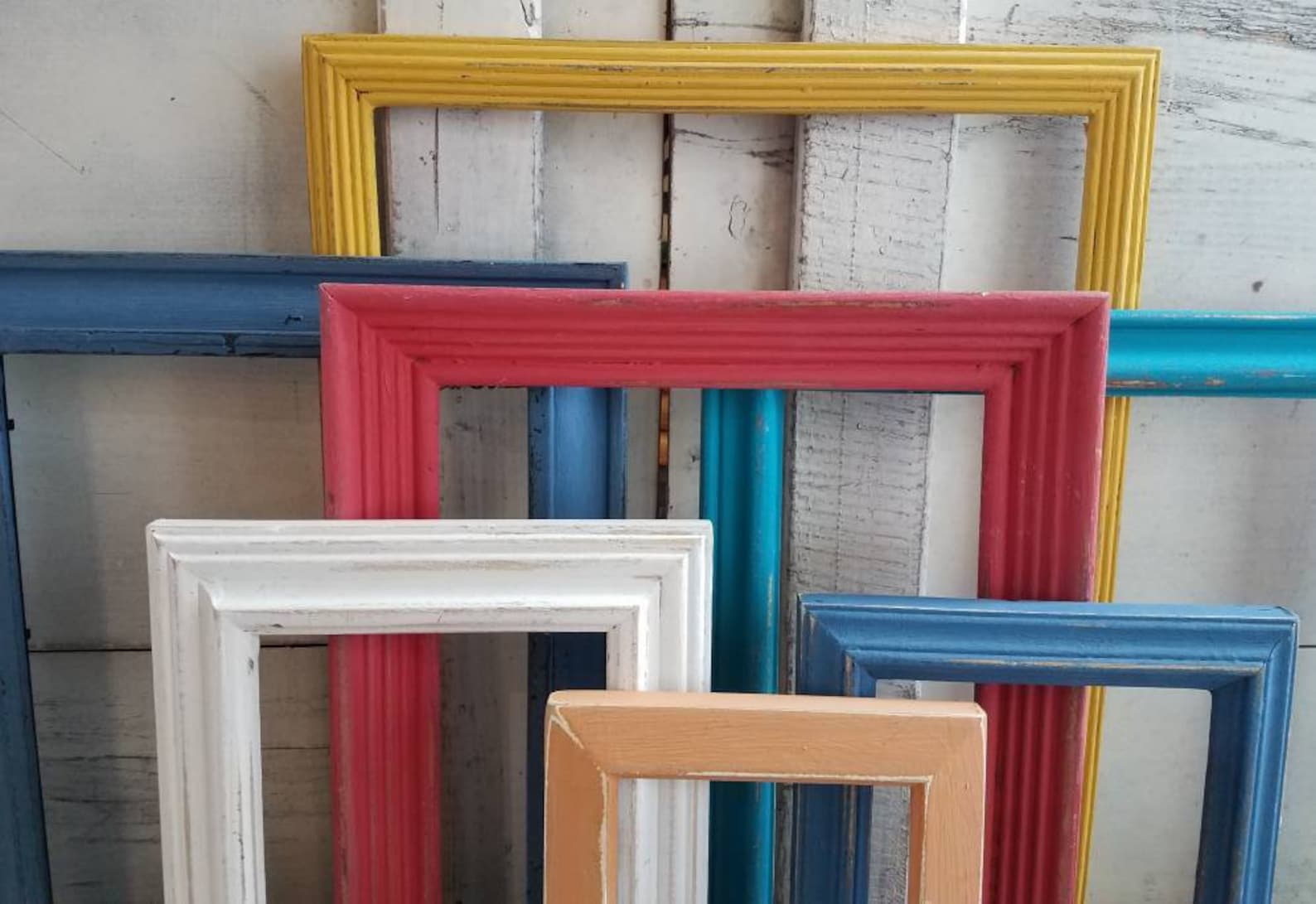 Rich and Vibrant Assorted Eclectic Mix of Decorative Wall Frames ...
