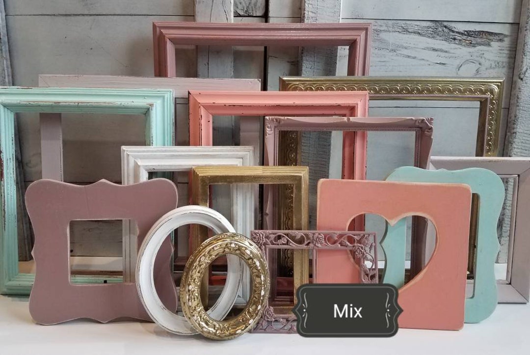 Delicate and Girly Assorted Gallery Wall Frame Set for Little Girls ...