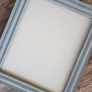 Light Gray Traditional Framed Pin Board. Modern Farmhouse Linen ...