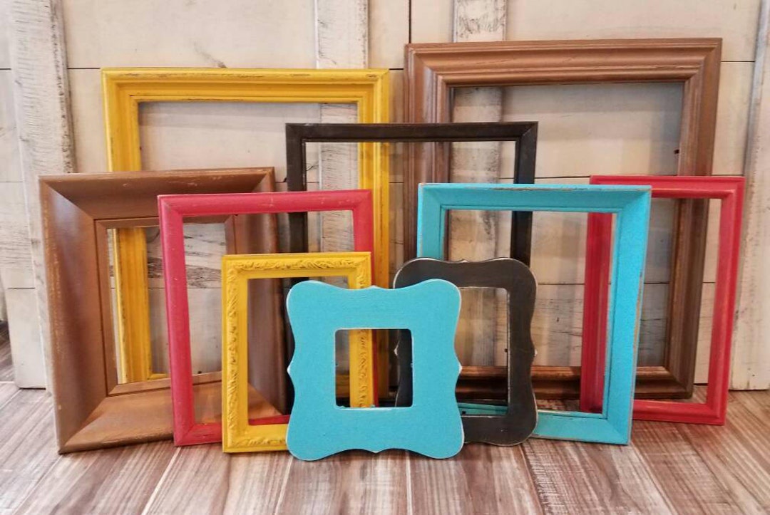 Boho Chic Gallery Picture Frame Set, Hallway Wall Decor, Southwest ...