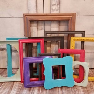 Edgy Picture Frames for a Wall Collage for Gothic Interior, Cool Boho ...