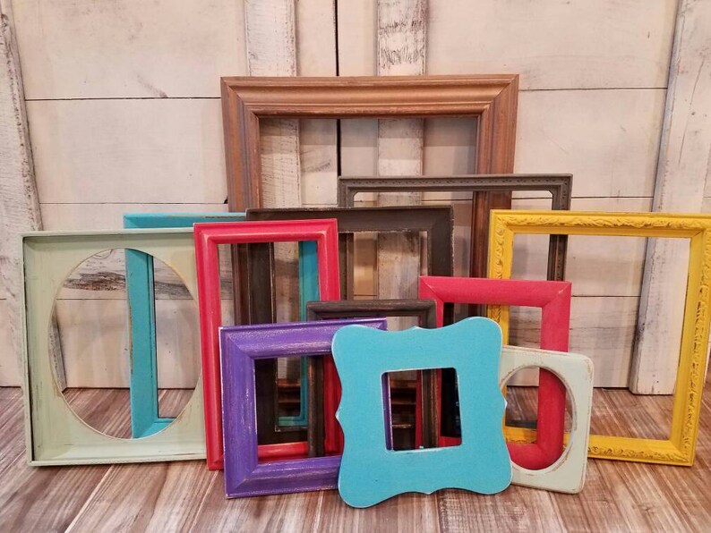 Edgy Picture Frames for a Wall Collage for Gothic Interior, Cool Boho ...