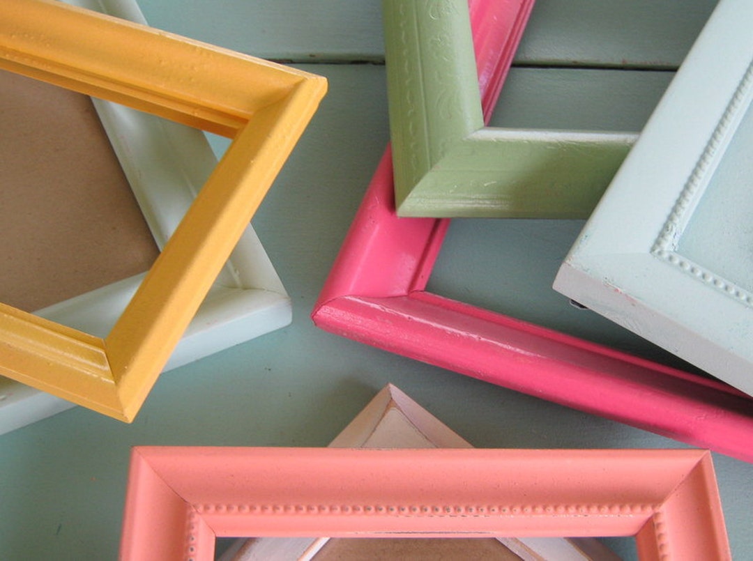 Fun Kids Artwork Display, Colorful Pictures Frames, Assorted Open ...