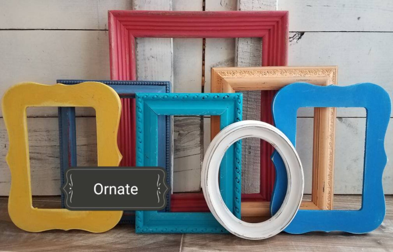 Rich and Vibrant Assorted Eclectic Mix of Decorative Wall Frames ...