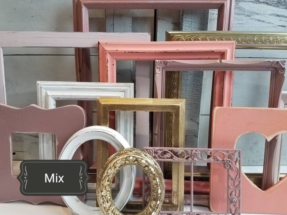 Baby Girl Nursery Picture Frames Shabby Gallery Wall Frame | Etsy