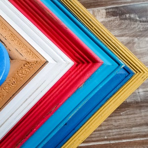 Rich and Vibrant Assorted Eclectic Mix of Decorative Wall Frames ...