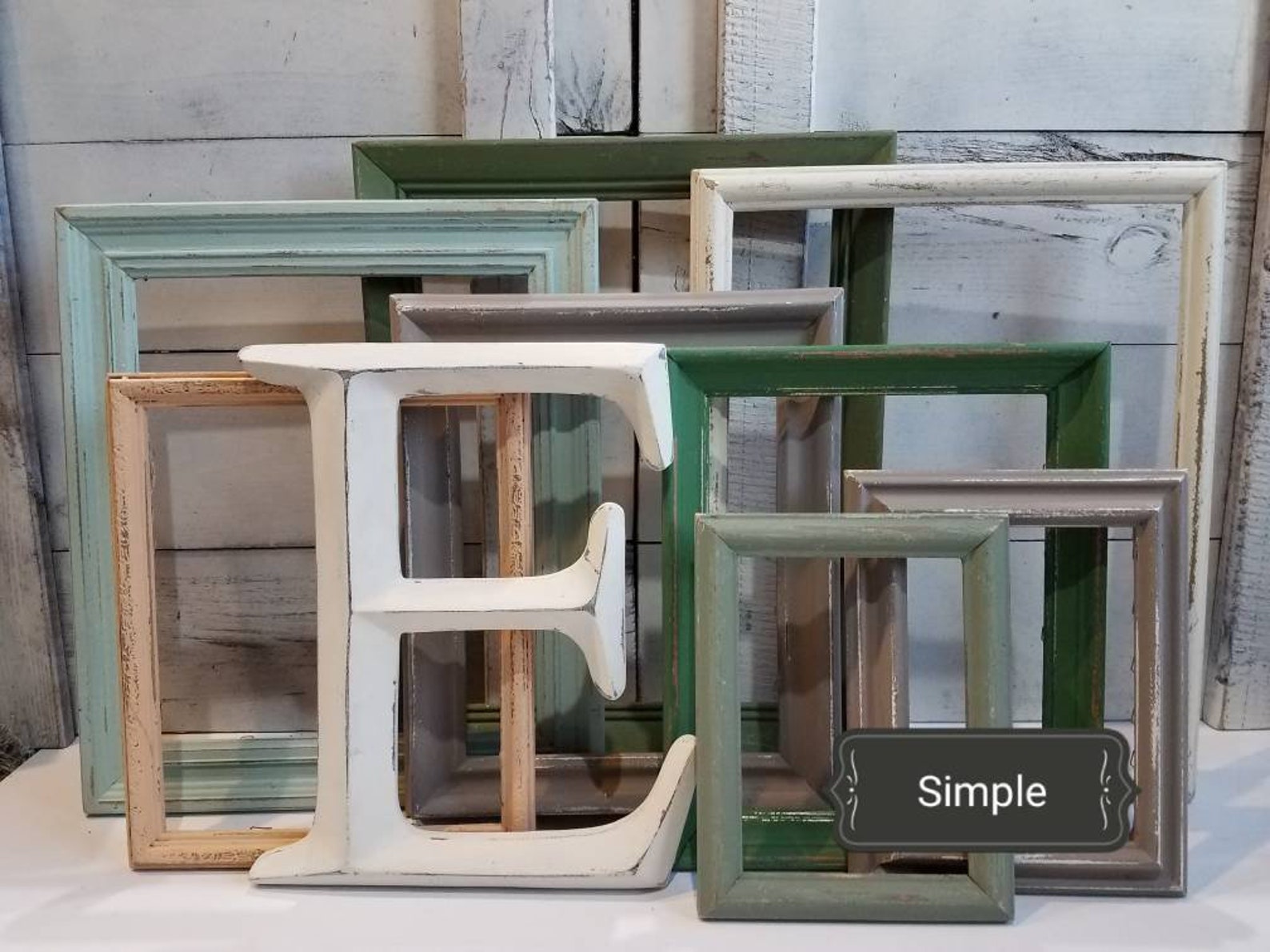 Eclectic Coastal Picture Frame Set, Stylish Desert Vibes Assorted ...