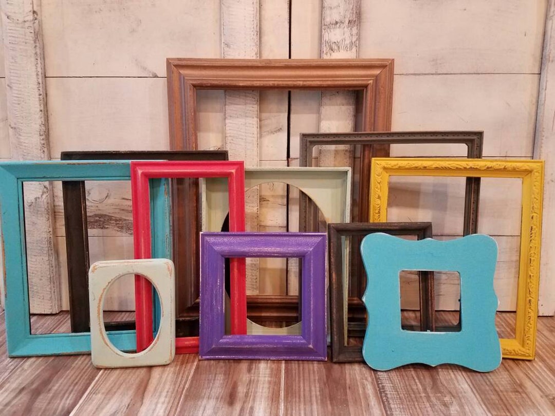 Edgy Picture Frames for a Wall Collage for Gothic Interior, Cool Boho ...