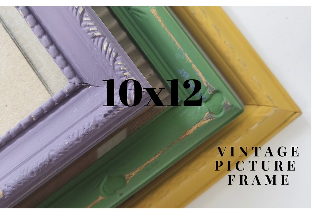 Modern Hand Painted 10x12 Vintage Picture Frame for Gallery Wall Art ...