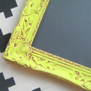 First Birthday Chalkboard, Lime Green Ornate Chalk Board, Large Menu ...