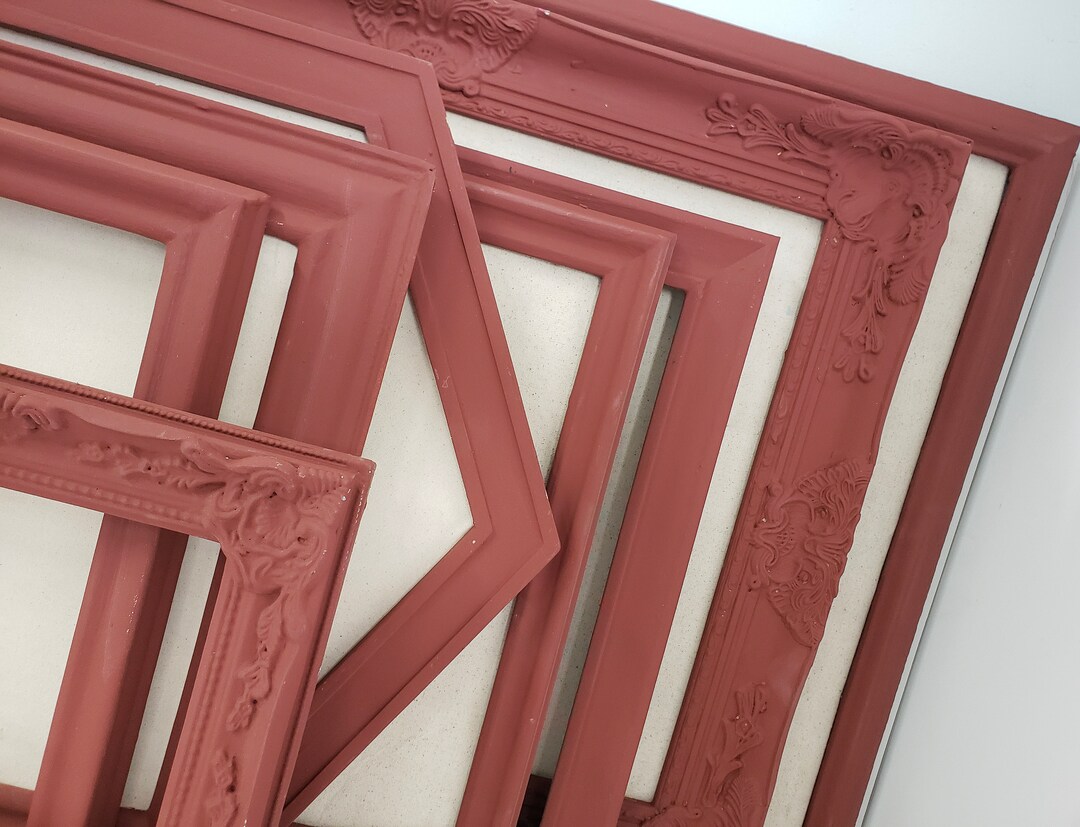 Warm Burgundy Framed Linen Pinboard Collection: Custom Frames & Sizes ...