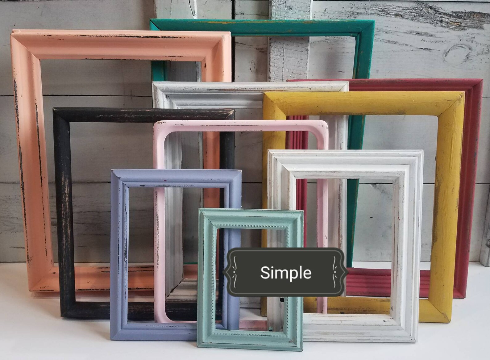 PICTURE FRAMES Custom Choose Your Colors Wedding Gallery - Etsy