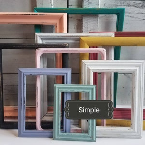 PICTURE FRAMES Custom Choose Your Colors Wedding Gallery Wall ...