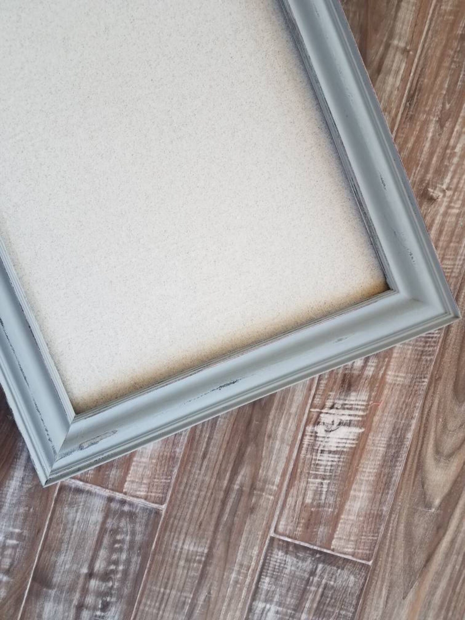 Light Gray Traditional Framed Pin Board. Modern Farmhouse - Etsy