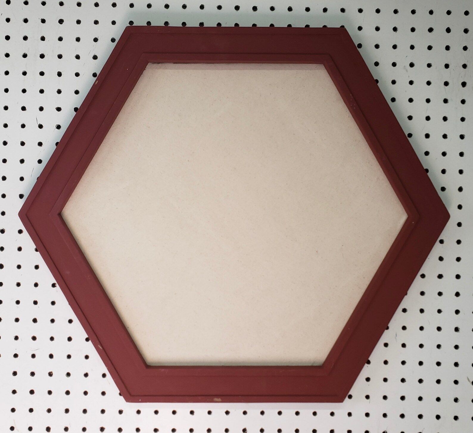 Hexagon Shaped Natural Wood Framed Pin Board Modern Farmhouse - Etsy
