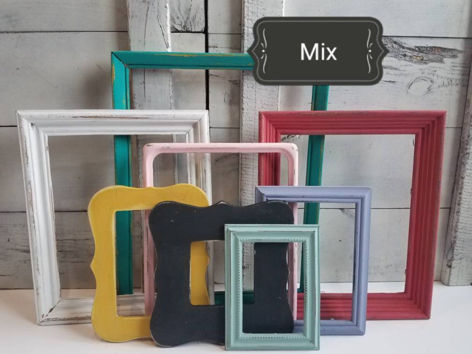 PICTURE FRAMES Custom Choose Your Colors Wedding Gallery | Etsy