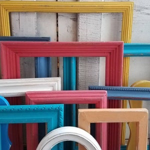 Rich and Vibrant Assorted Eclectic Mix of Decorative Wall Frames ...