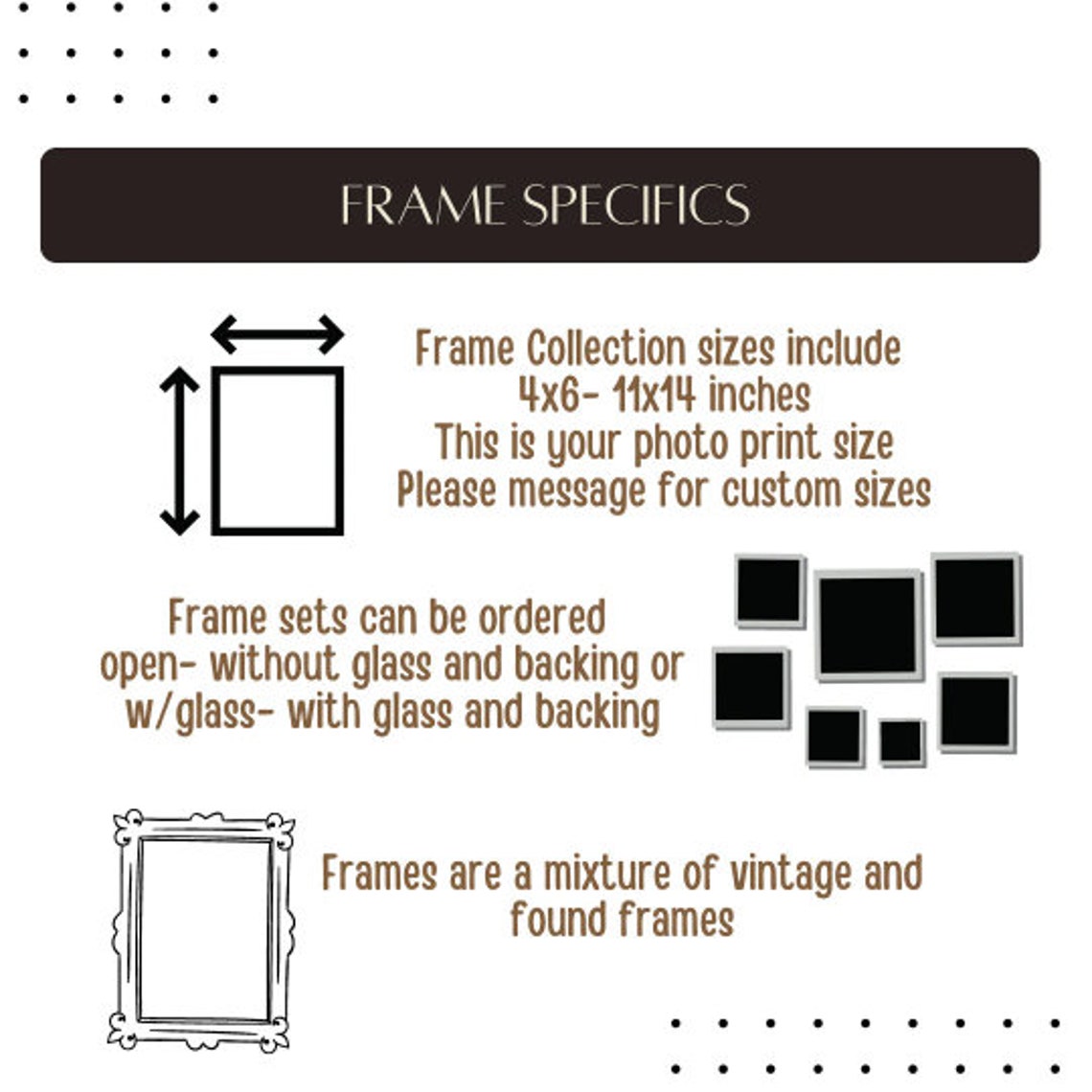 Charming Coastal Eclectic Mix Photo Wall Frame Set for Prints ...