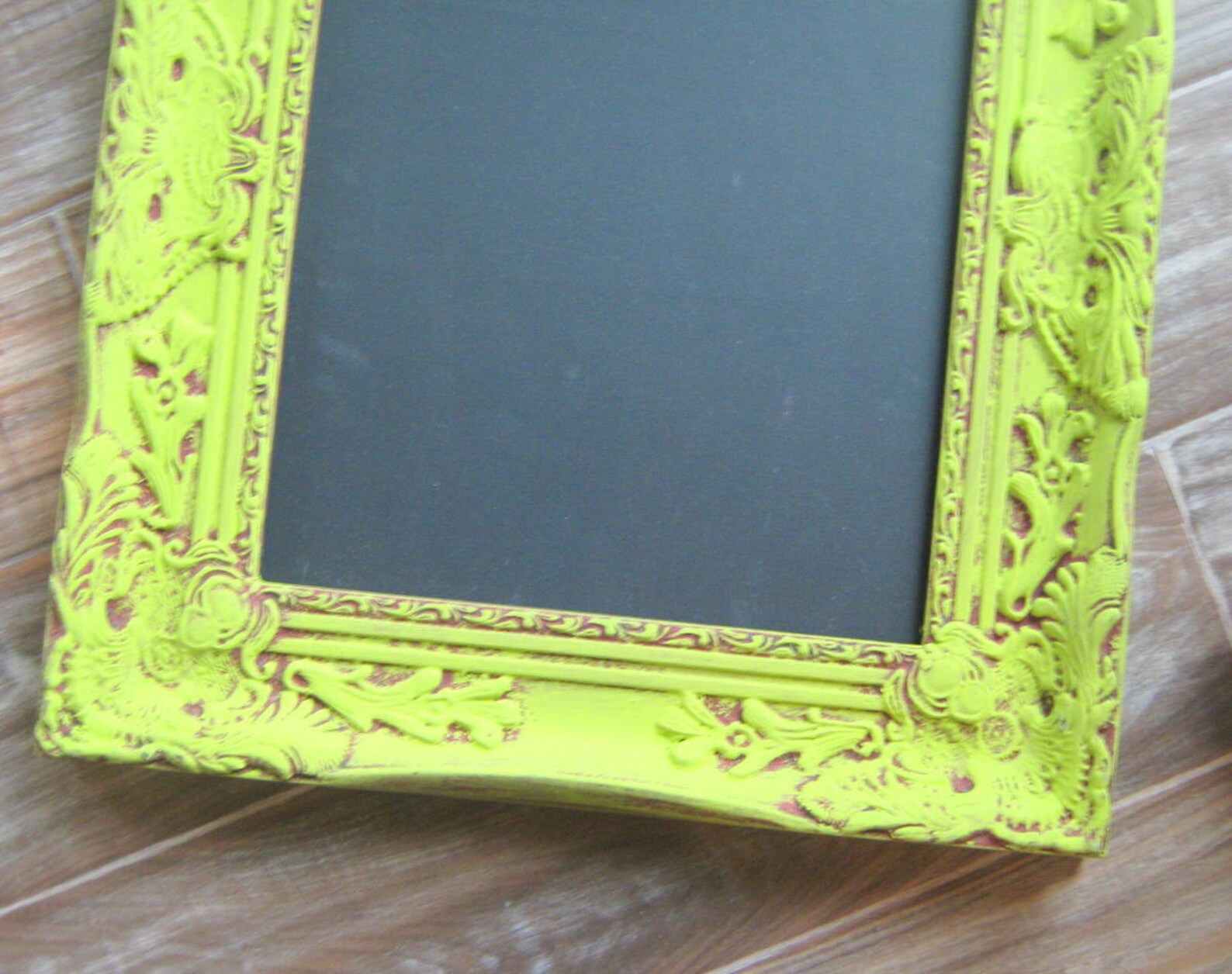 First Birthday Chalkboard, Lime Green Ornate Chalk Board, Large Menu ...