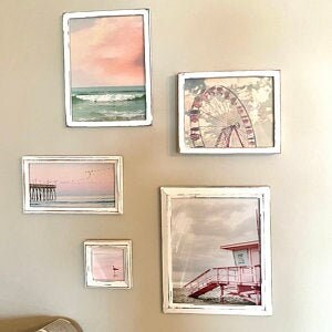 White Gallery Wall Frame Set | Custom Painted Photo Frame Collection ...