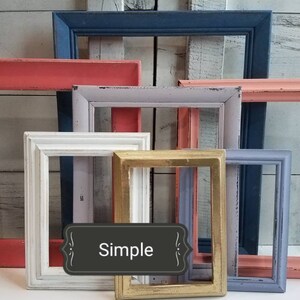 Baby Girl Nursery Photo Frame Set, Colorful Picture Frames, Pink ...