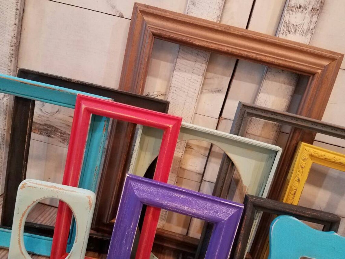 Edgy Picture Frames for a Wall Collage for Gothic Interior - Etsy
