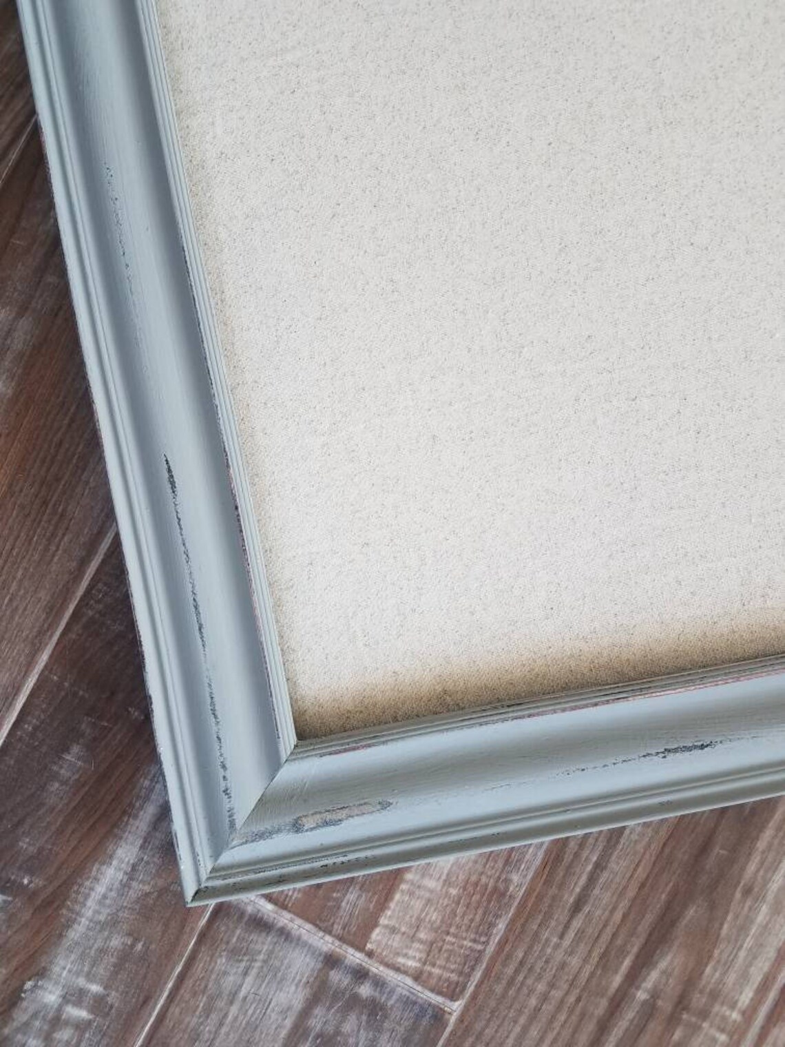 Light Gray Traditional Framed Pin Board. Modern Farmhouse - Etsy