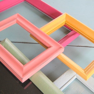 Fun Kids Artwork Display, Colorful Pictures Frames, Assorted Open ...