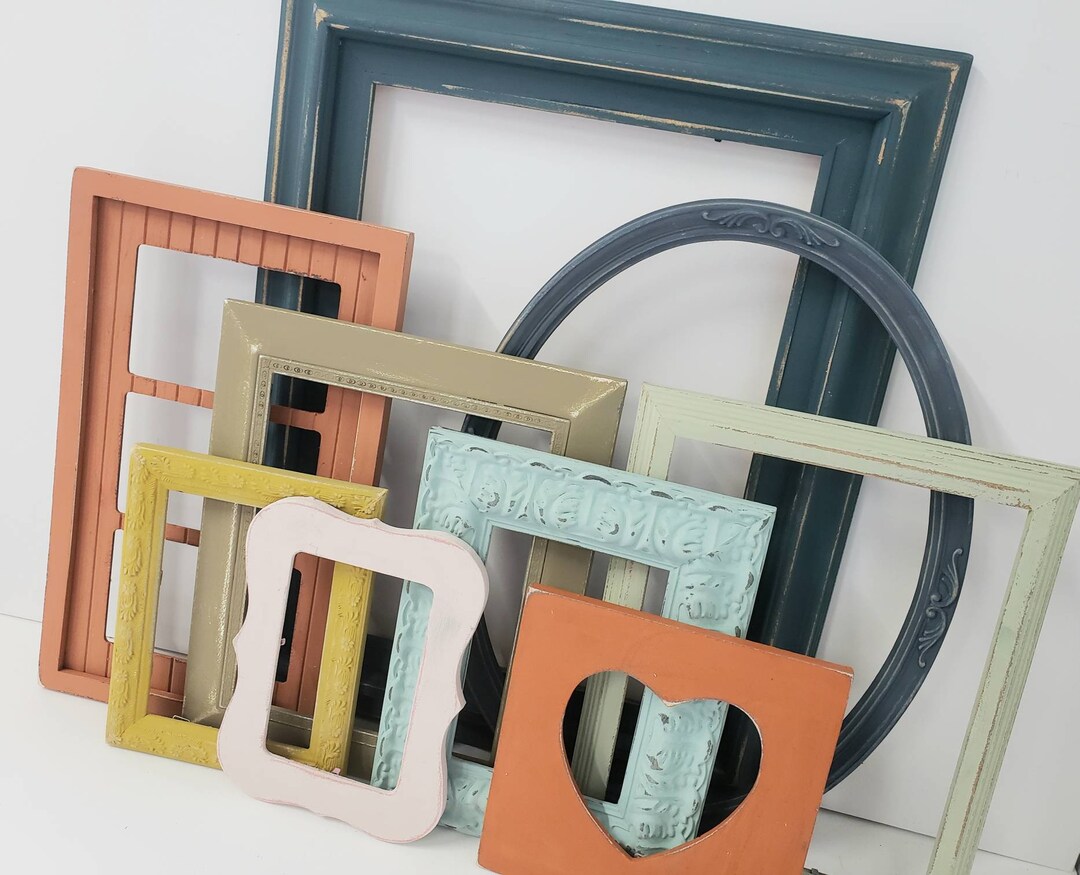 Assorted Casual and Warm Picture Frames for Living Room Gallery Wall or ...
