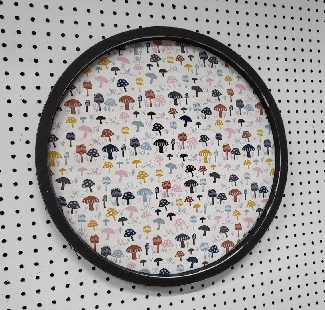 Large Round Framed Pin Board Modern Hanging Circle Shaped - Etsy